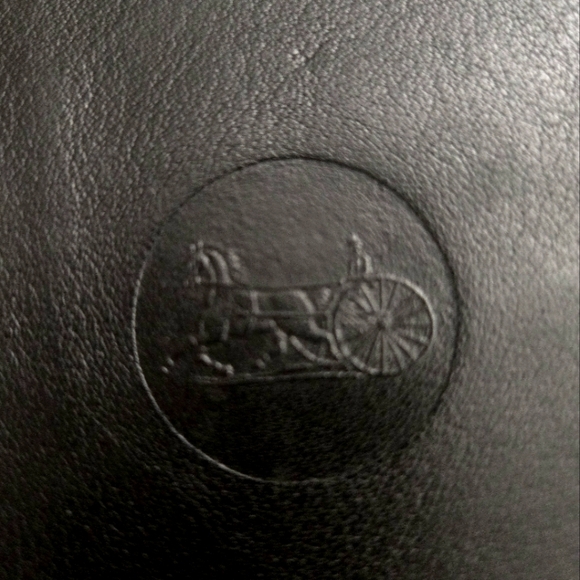 Celine | Bags | Celine Black Leather Vintage Wallet W Embossed Logo ...